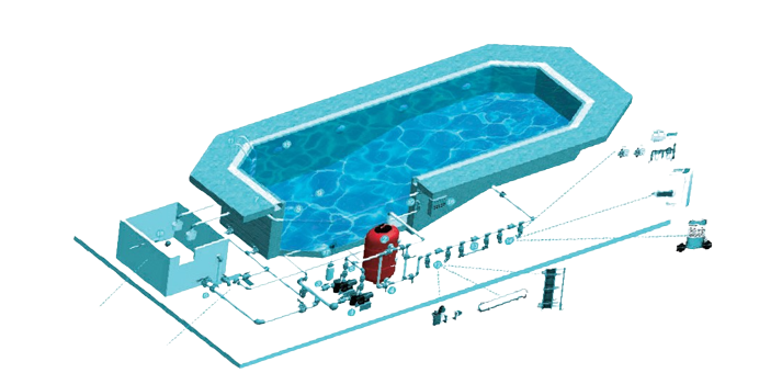 Swimming Pool & Spa – Mid Water